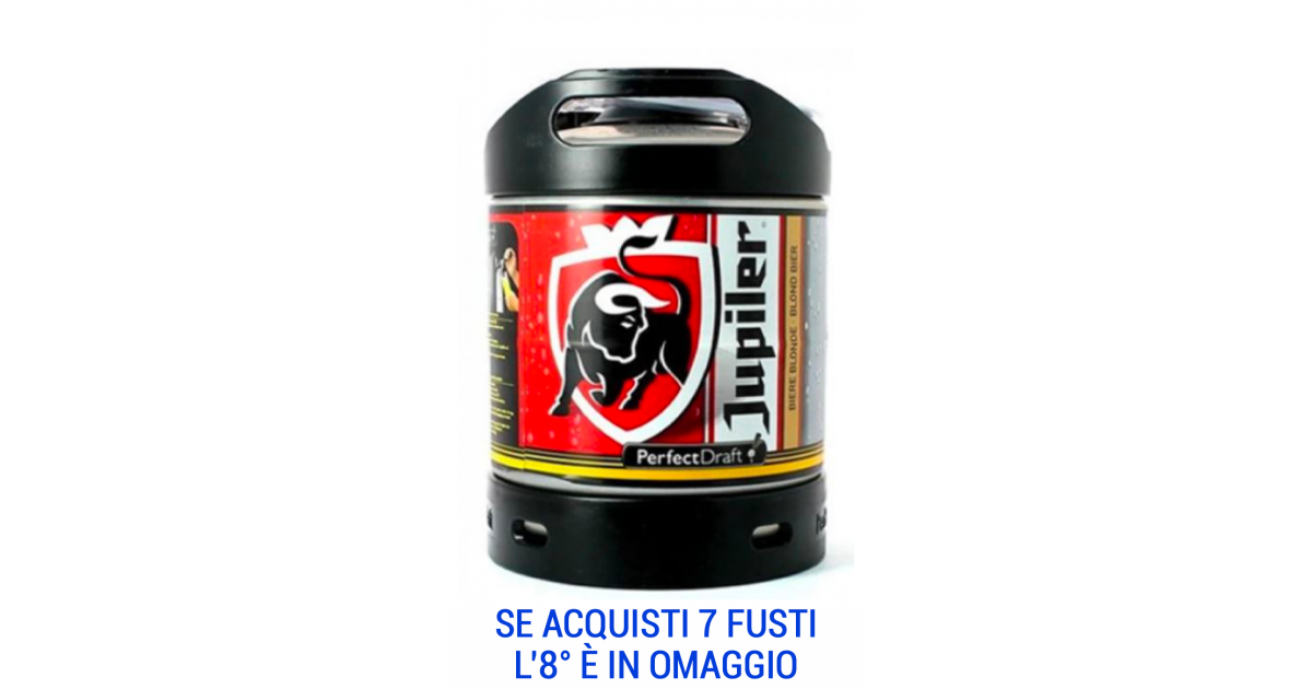 Fusto birra 6 litri online - Jupiler Perfect Draft Fustino 6 lt ...