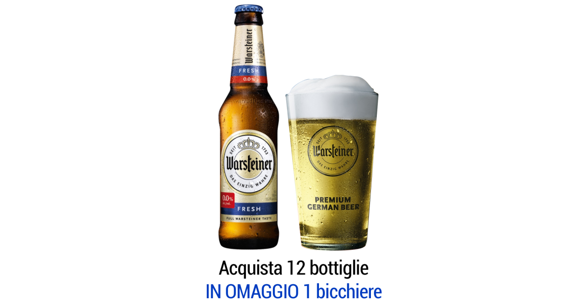Birra analcolica online - Birra Warsteiner Premium Fresh analcolica